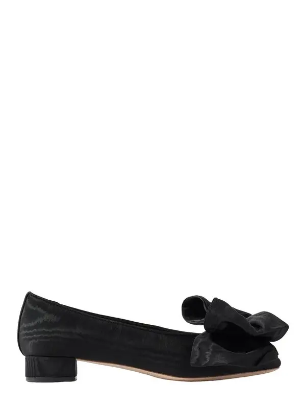 LOEFFLER RANDALL Noa Bow-embellished Flats - Black