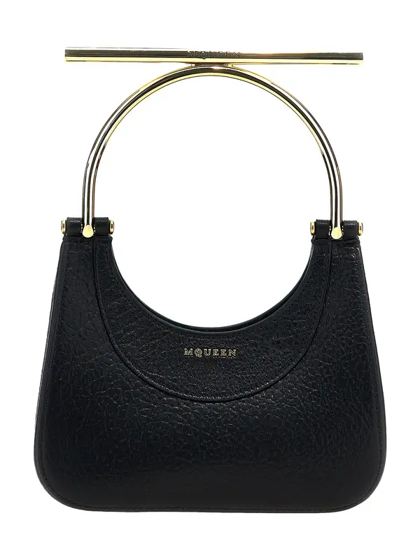 Alexander McQueen Mini Cross-bar Handbag - Black