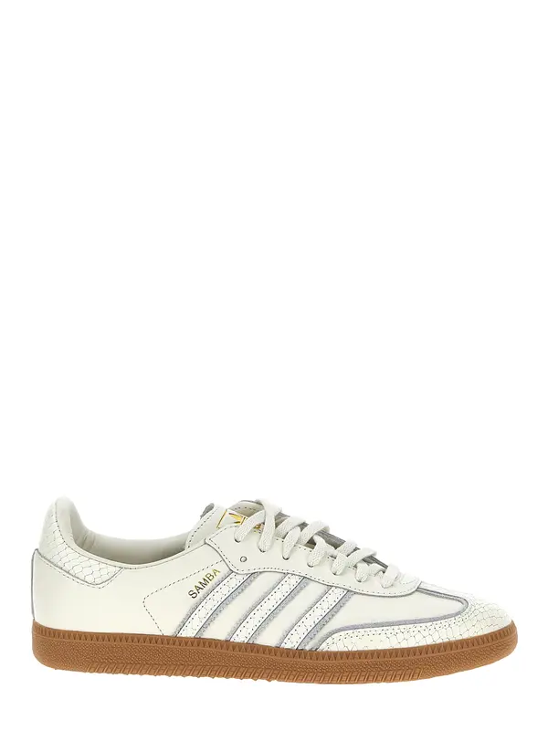 Adidas Originals By Alexander Wang Samba Og Sneakers - White