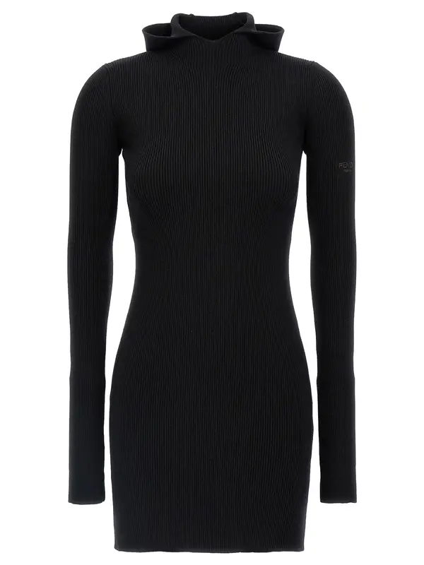 Fendi Hooded Dress - Black