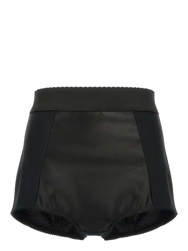 Dolce & Gabbana Satin Culottes - Black