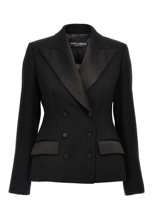 Dolce & Gabbana Dolce' Tuxedo Blazer - Black
