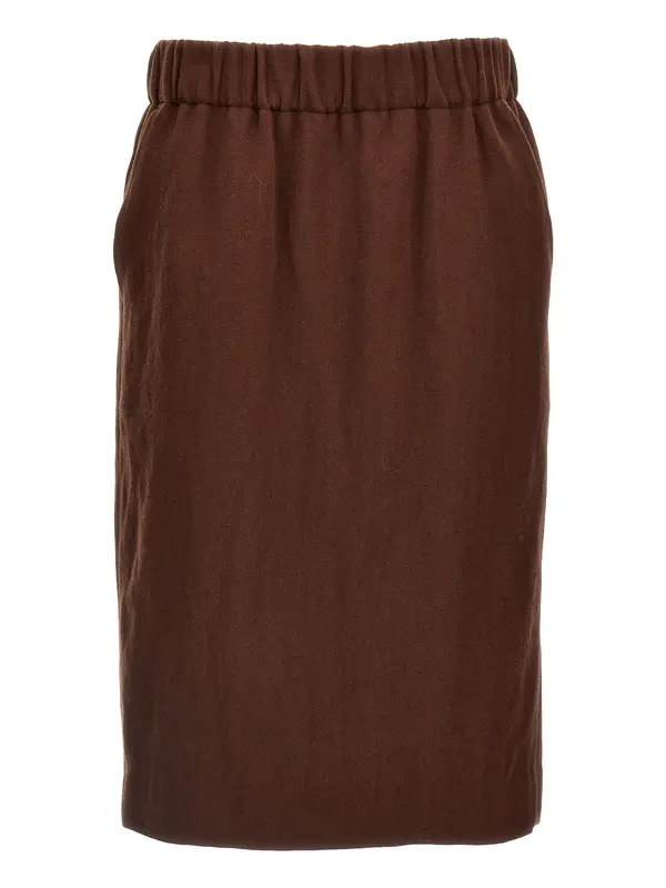 Dries Van Noten Safya' Skirt - Brown