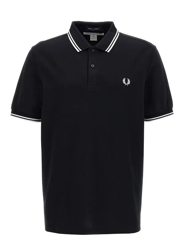 Comme Des Garçons Polo X Fred Perry - White/black