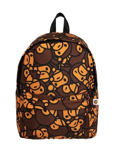 A BATHING APE Baby Milo Backpack - Brown
