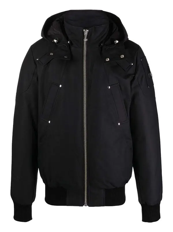 Moose Knuckles Original Ballistic Bomber - Black