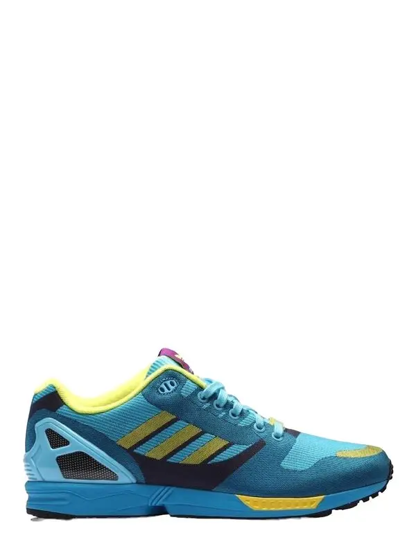 Adidas Zx Flux Weave Sneakers - Light Aqua/lemon Peel/sun