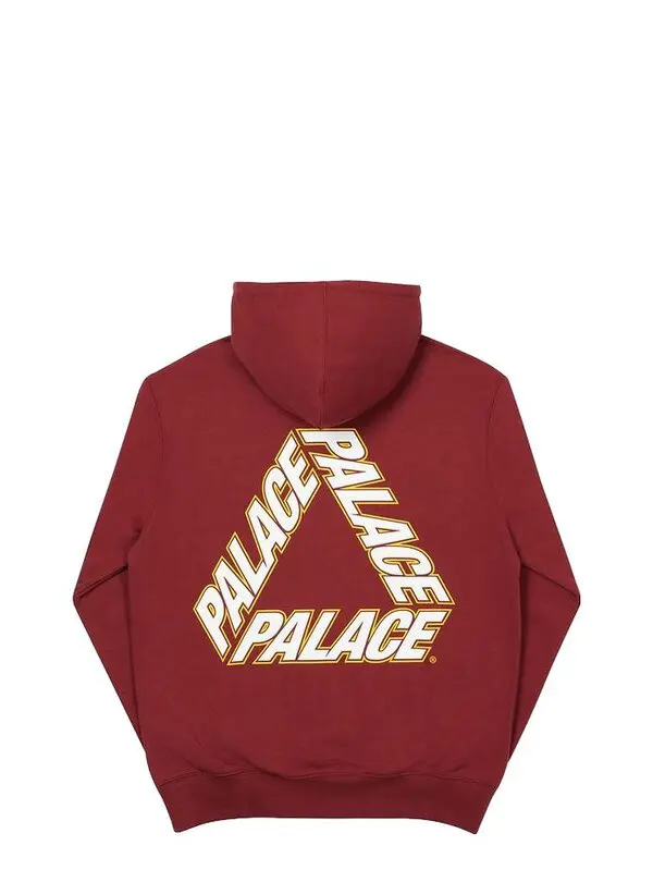 PALACE P3 Team Hood - Burgundy