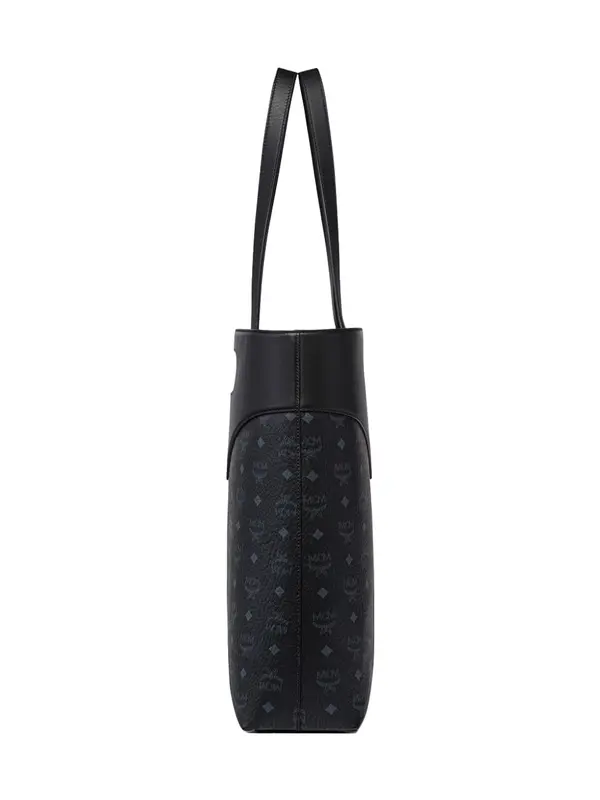 Mcm Large Diamond Tote Bag - Black