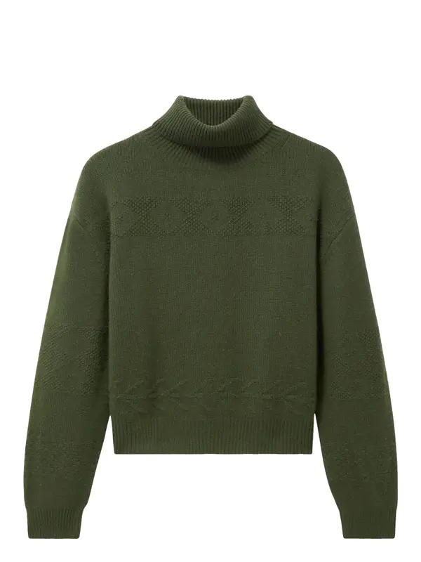 Pringle Of Scotland Cashmere Turtleneck Sweater - Green