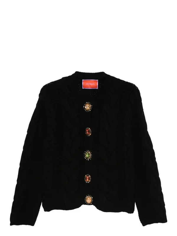 La DoubleJ Portrait Cardigan - Black