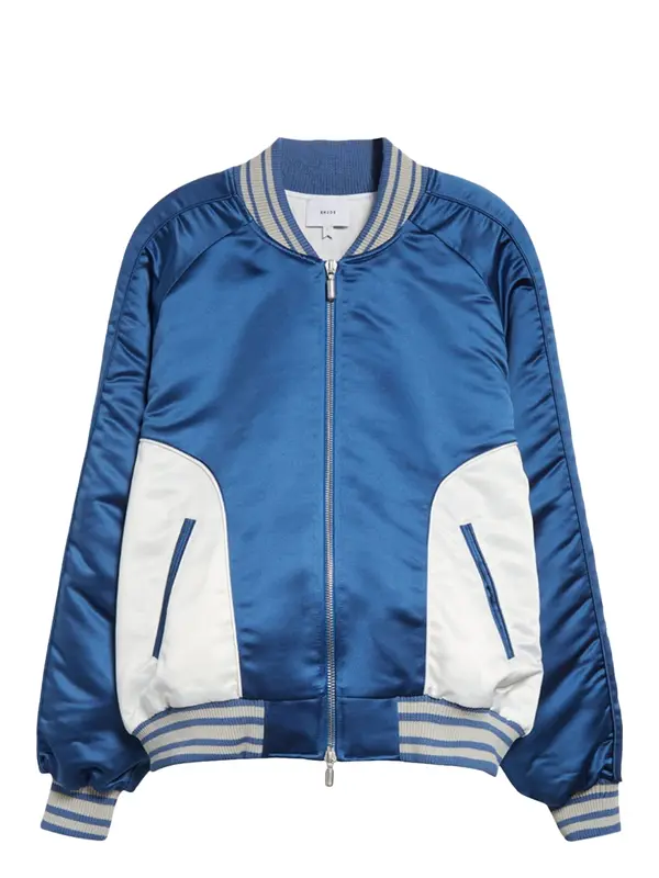 Rhude Chamonix Souvenir Bomber Jacket - Blue