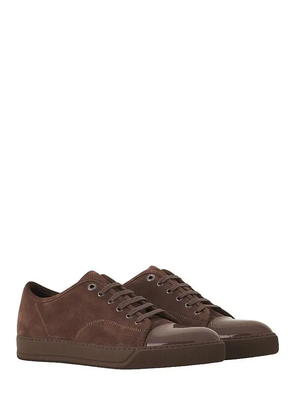 LANVIN Dbb1 Corduroy Sneakers - Dark Mocha