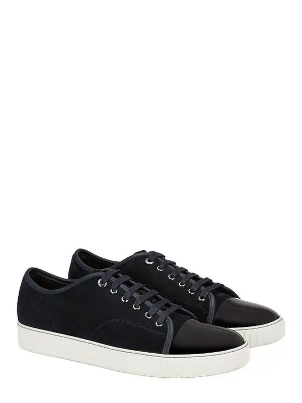 LANVIN Dbb1 Corduroy Sneakers - Navy Blue