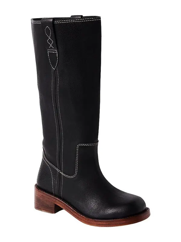 Free People Blaze Block Heel Boots - Victorian