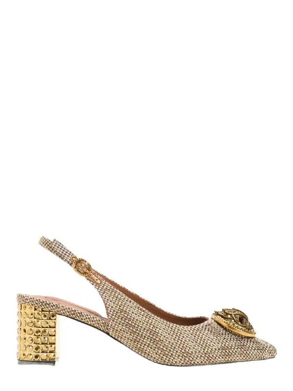 Kurt Geiger Chelsea Slingback Pumps - Dark Beige