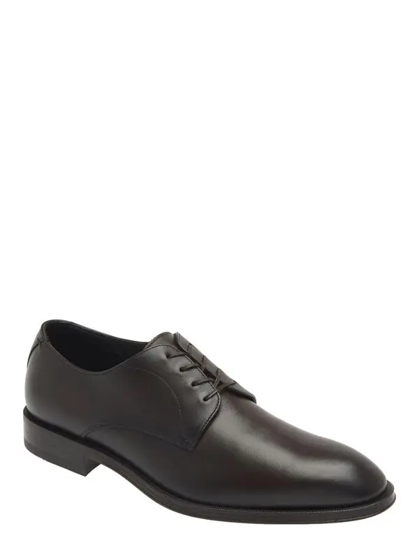 BOSS Derrek Leather Derby - Dark Brown