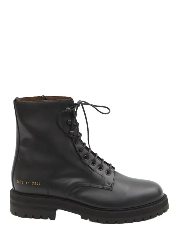COMMON PROJECTS Combat Boots - Black