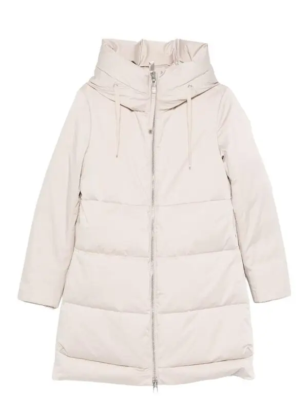 DUNO Padded Coat With Hood - White