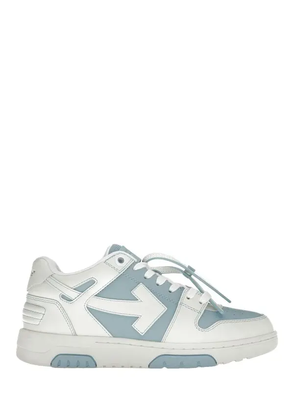 Off-White Ooo Low Top Sneakers - Light Blue/white