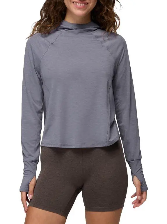 Prana Sol Searcher Upf 50 Sun Hoodie - Taro