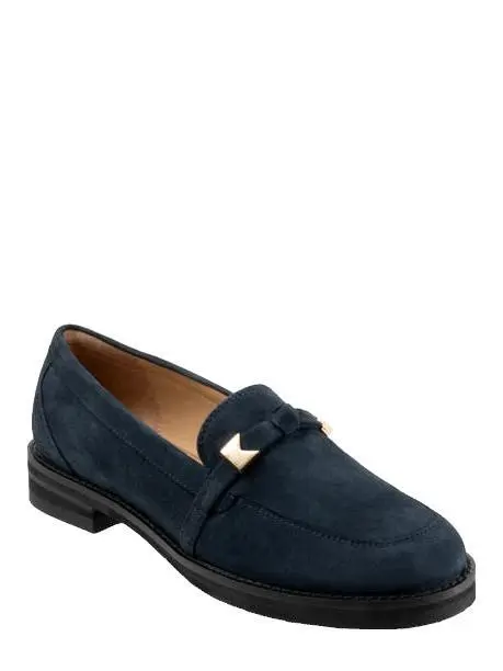 Trotters Femi Loafer - Navy Suede