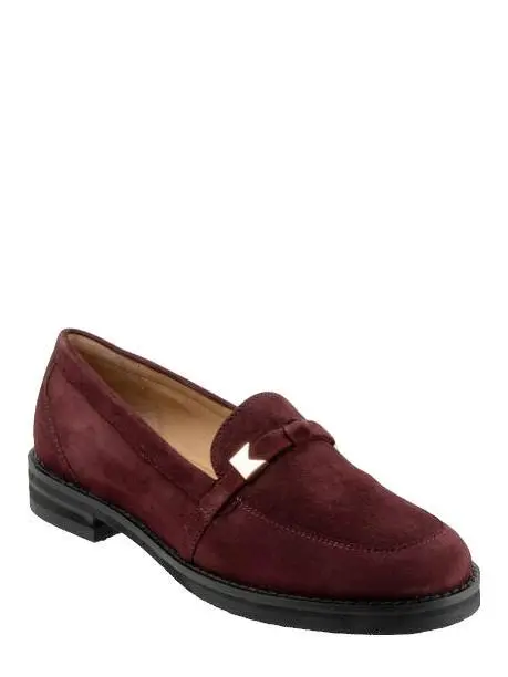 Trotters Femi Loafer - Oxblood Suede