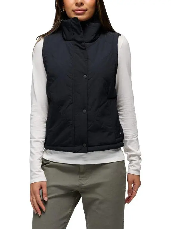 Prana Encinitas Quilted Vest - Black