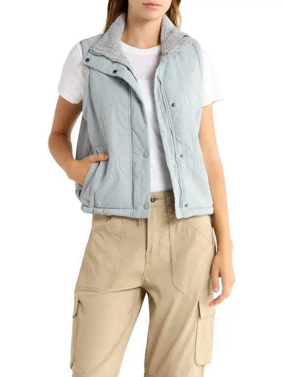 Prana Encinitas Quilted Vest - Quarry