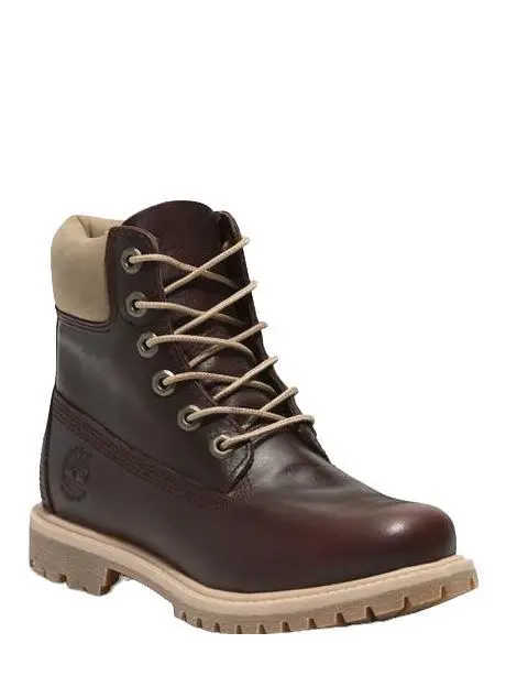 Timberland Premium Waterproof Boots - Burgundy Full Grain