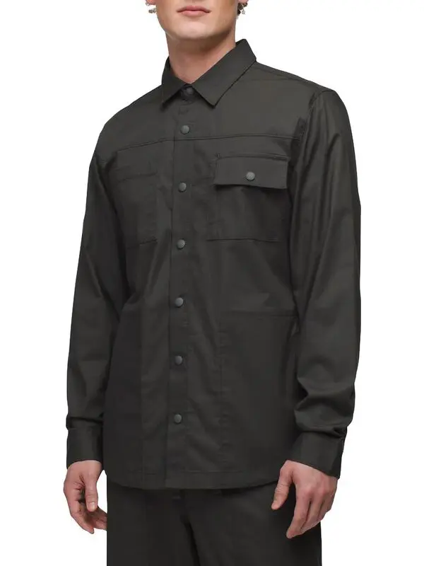 Prana Palisades Ripstop Upf Snap Front Field Shirt - Dark Iron