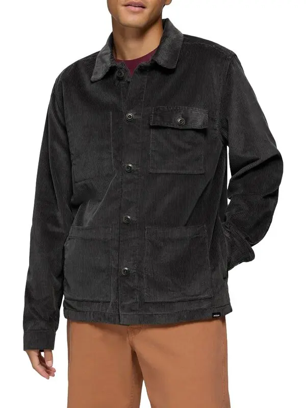 Prana Ridgecrest Organic Cotton Corduroy Chore Coat - Shadow