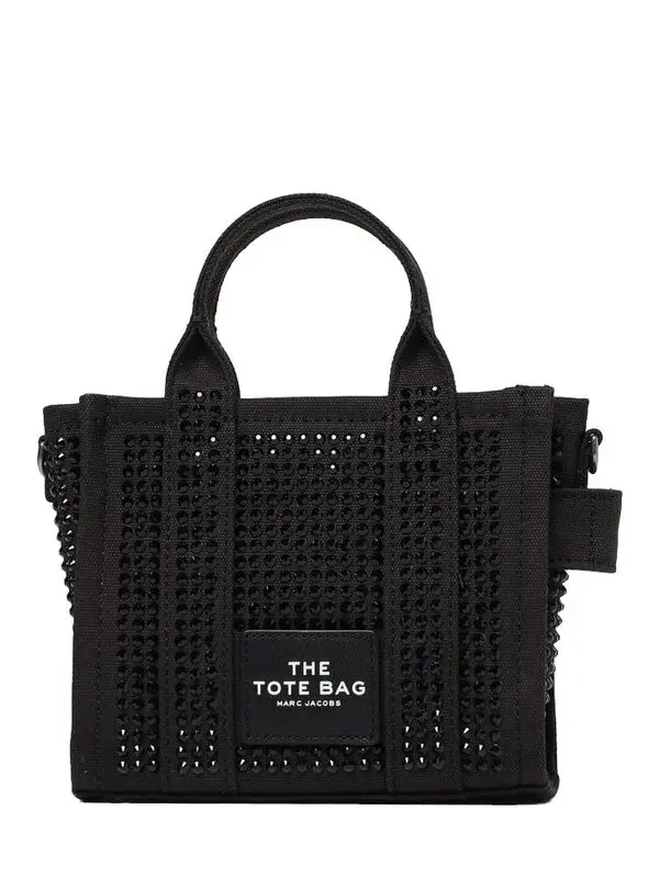 Marc Jacobs Mini Tote Bag With Embellishments - Black
