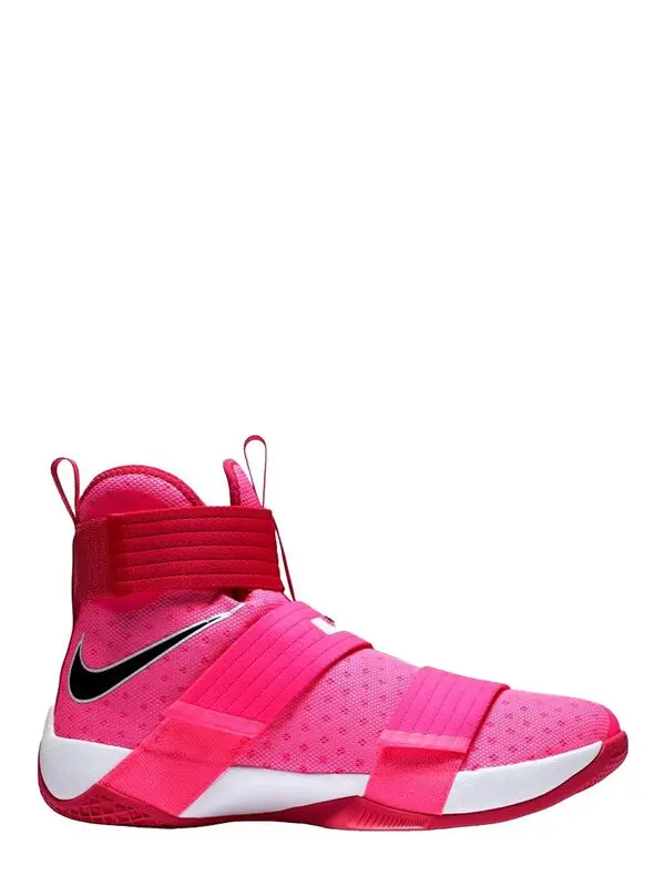 Nike Lebron Zoom Soldier 10 Sneakers - Pink Blast/black/vivid Pink
