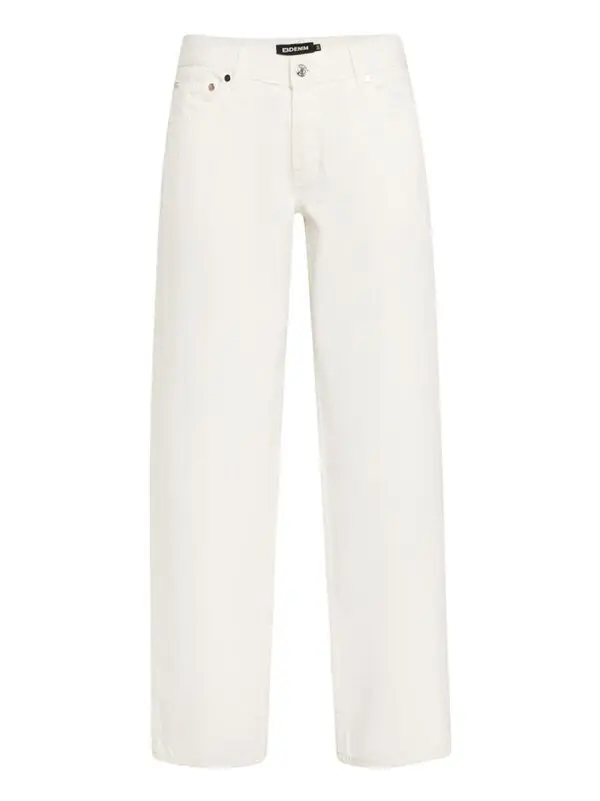 EB DENIM Low-rise Baggy Jeans - White
