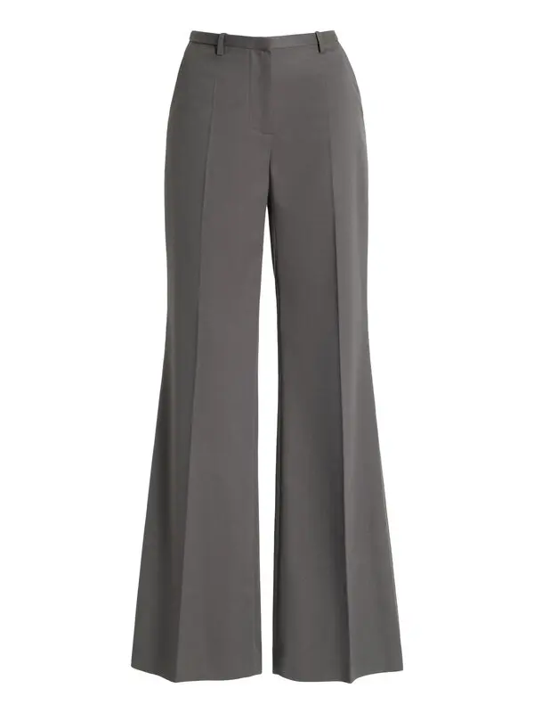 THE FRANKIE SHOP Lyra Suiting Flared Trousers - Grey