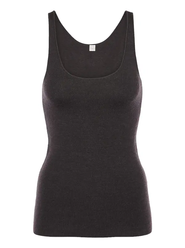 TOTEME Wool-blend Tank Top - Brown