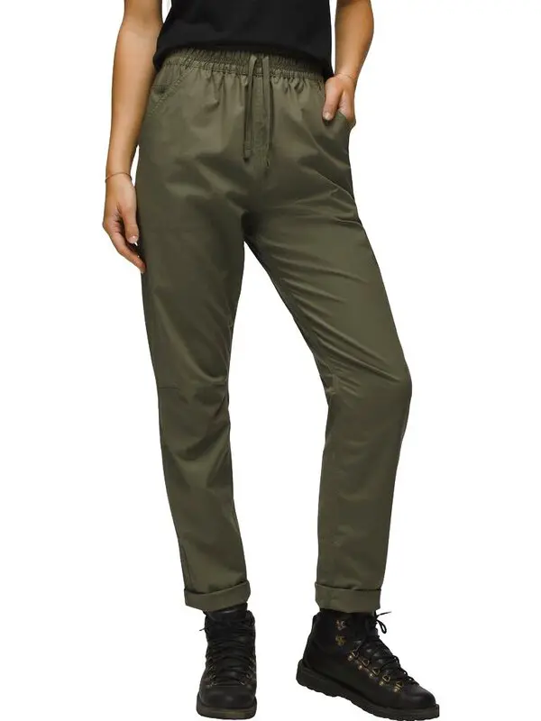 Prana Palisades Organic Cotton Blend Ripstop Pants - Rye Green
