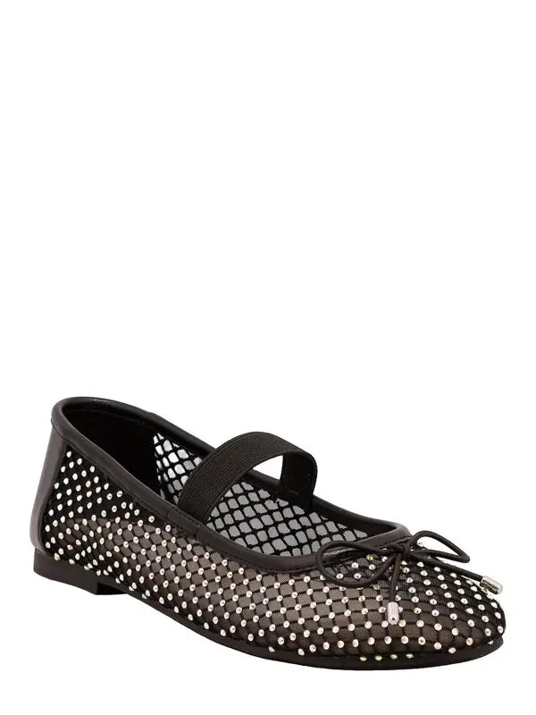 Mia Unica Mary Jane Flat - Black