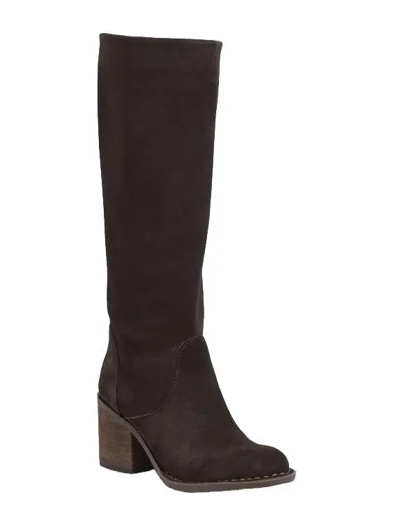BØRN Thea Knee High Boots - Chocolate Suede