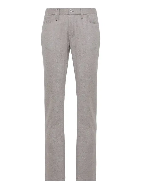 Brioni Asolo Tapered Flannel Pants - Grey