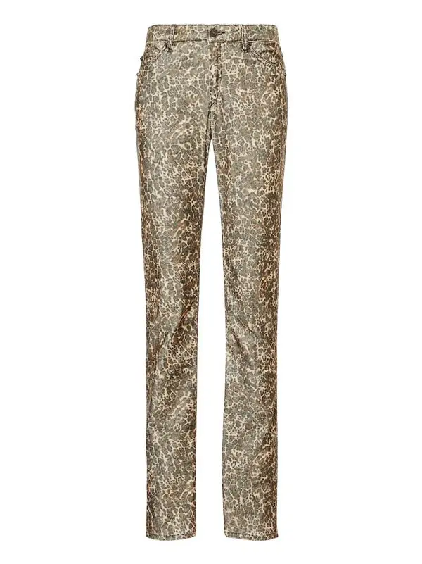 Isabel Marant Étoile Ferni Straight Corduroy Pants - Brown