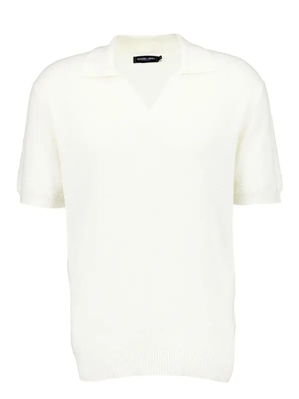 Frescobol Carioca Knitted Polo Shirt - Neutrals