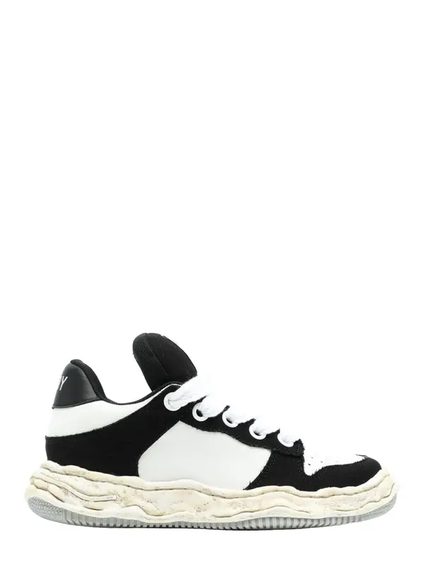 Mihara Yasuhiro Wayne' Leather Sneakers - Black