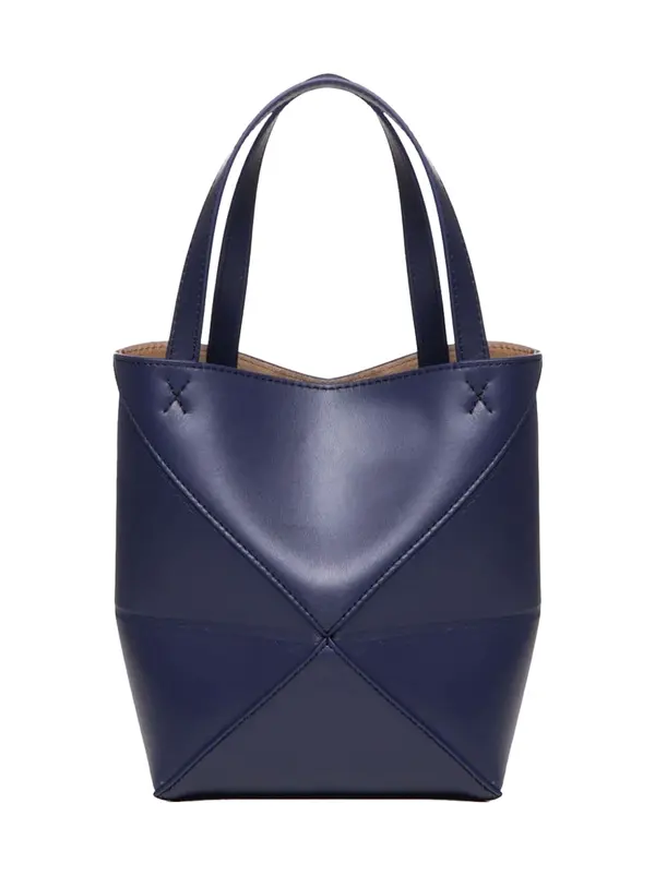 Loewe Mini Puzzle Fold Tote Bag - Blue