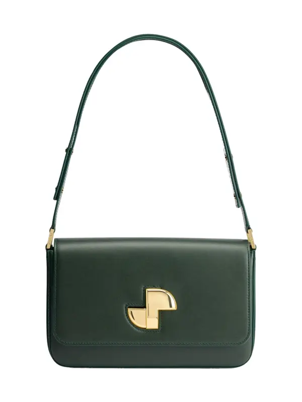 Patou Le Lock Shoulder Bag - Green