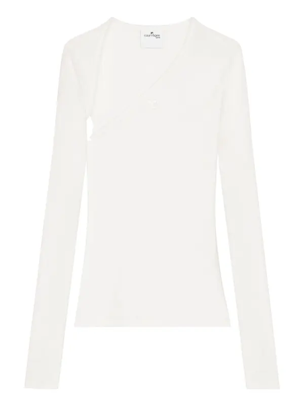 COURREGES Slash T-shirt - White