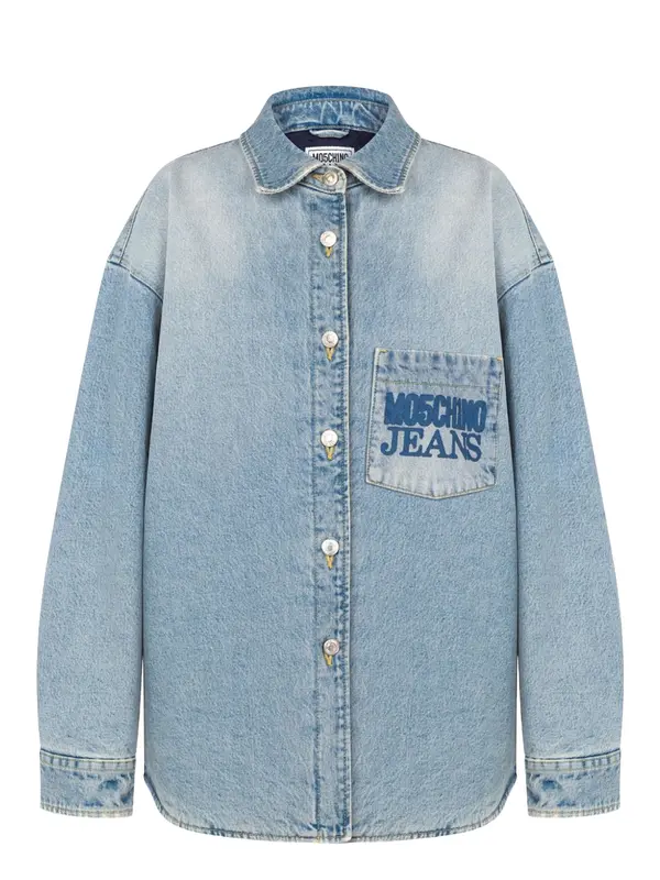 MOSCHINO JEANS Cotton Denim Jacket - Blue