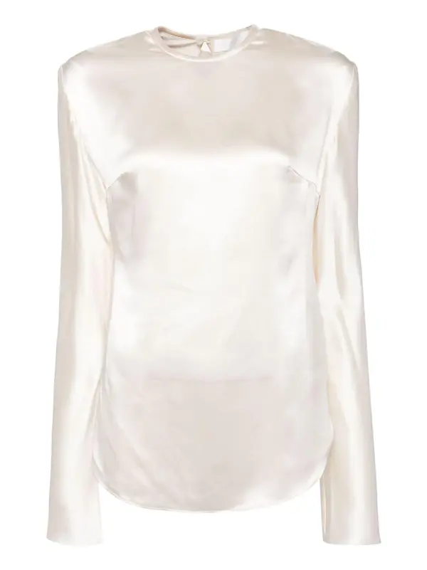 LITKOVSKA Silk Blouse - Neutrals