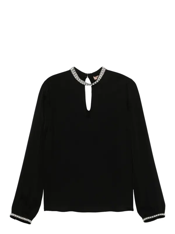 TWINSET Crepe Blouse - Black